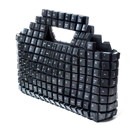 The Most Amazing Things: Bag made out of keyboard keys | Amusing Planet